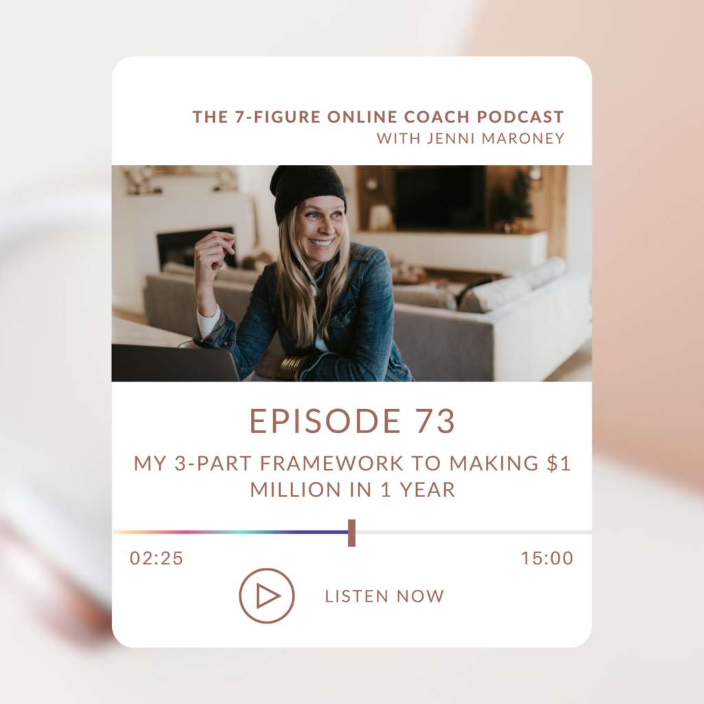 My 3-Part Framework to Making $1 Million in 1 Year